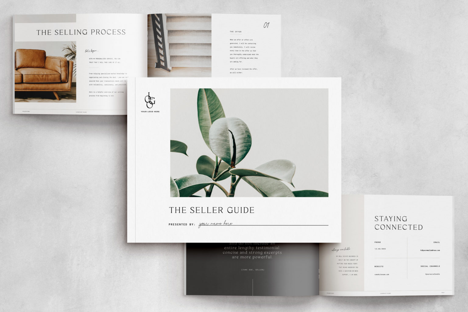 Say Hello To: The Buyer & Seller Guide Templates for Realtors ...