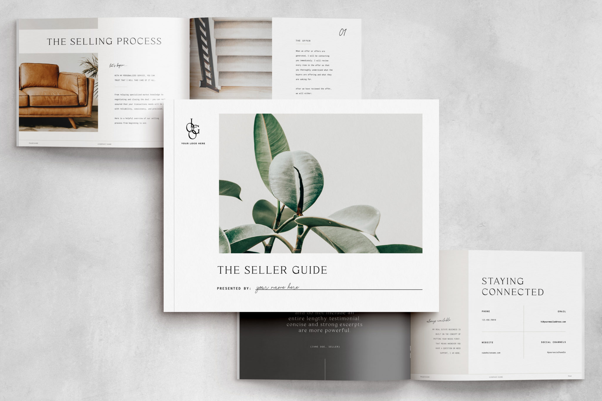 Say Hello To: The Buyer & Seller Guide Templates for Realtors ...